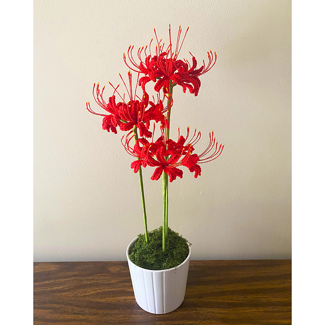 Ravelry: Spider Lily--Flower of Week 4 pattern by Jane Zane