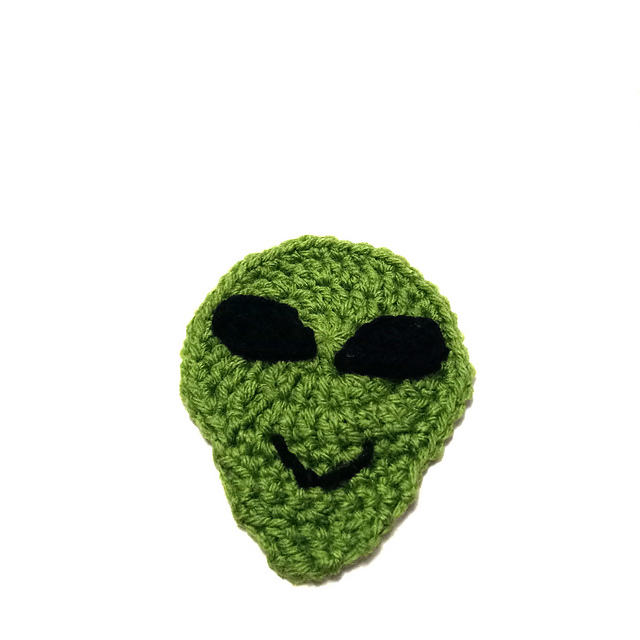 Ravelry: Alien Applique pattern by Dani Joan