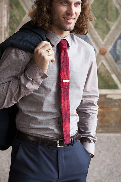 Ravelry: #11 Skinny Necktie pattern by Christina Behnke