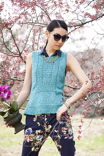 Ravelry: #31 Sleeveless Shell pattern by Amy Micallef