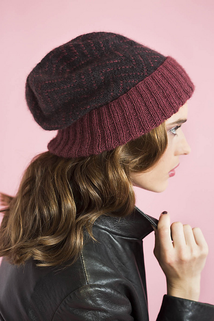 Ravelry: #17 Chevron Hat pattern by Pat Olski