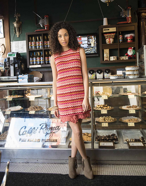 Ravelry: #10 Chevron Minidress pattern by Jeannie Chin