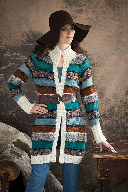 Ravelry: #16 Open-Front Cardigan pattern by Jacqueline van Dillen