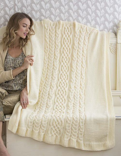 Ravelry: #32 Cabled Afghan pattern by Debbie O'Neill