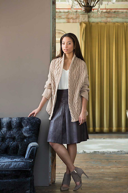 Ravelry: #17 Open-Front Cardigan pattern by Yoko Hatta (風工房)