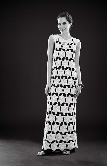 Ravelry: #10 Star-Motif Maxi Dress pattern by Jenny King