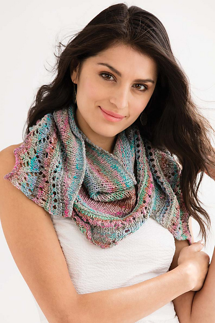 Ravelry: Crescent Shawl pattern by Lisa M. Barnes