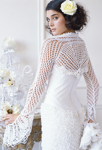 Ravelry: #19 Lace Shrug pattern by Tony Limuaco