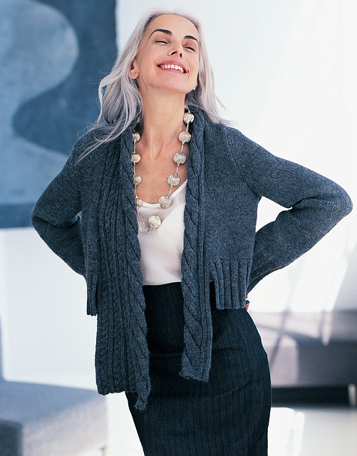Ravelry: #31 Cabled Cardigan pattern by Norah Gaughan