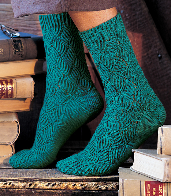 Ravelry: #10 Ripple Weave Socks pattern by Charlene Schurch