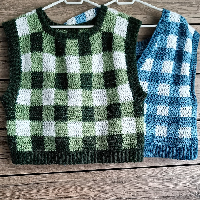Ravelry: The Vichy Vest pattern by Ewa Zabłotna