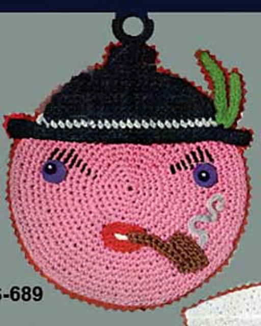 Ravelry: Funny Face II Potholder pattern by Coats & Clark