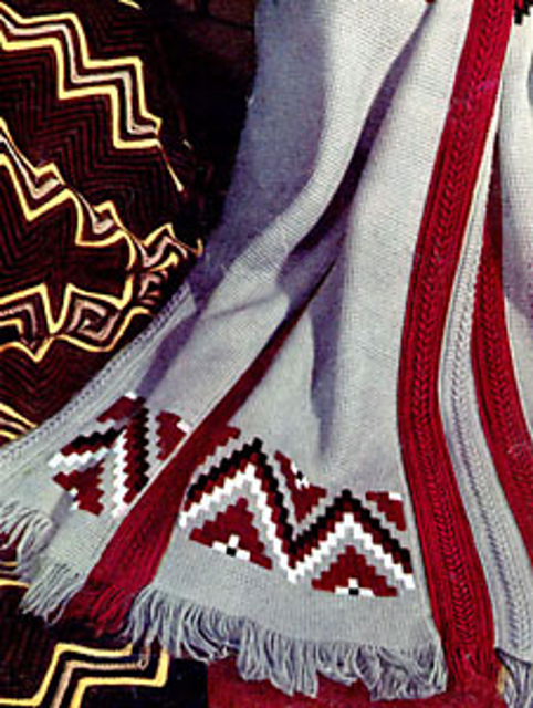 Ravelry: Indian Stripe Afghan pattern by American Thread Company
