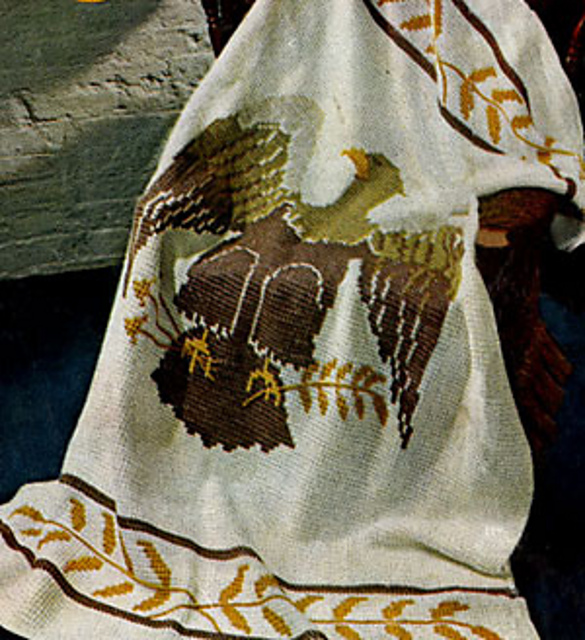 Ravelry: The Eagle Afghan pattern by American Thread Company