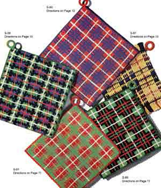 Ravelry: Tartan Potholder #S-88 pattern by The Spool Cotton Company