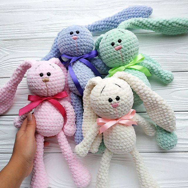 Ravelry: Amigurumi Plush BUNNY pattern by Marina Emelianova
