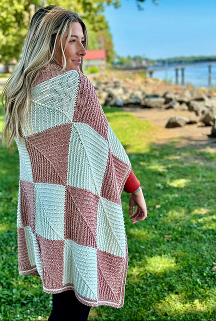 Ravelry: 3434 Mitered Square Afghan pattern by Plymouth Yarn Design Studio