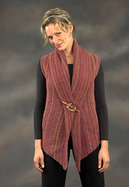 Ravelry: 2111 Woman’s 2 Piece Vest pattern by Plymouth Yarn Design Studio
