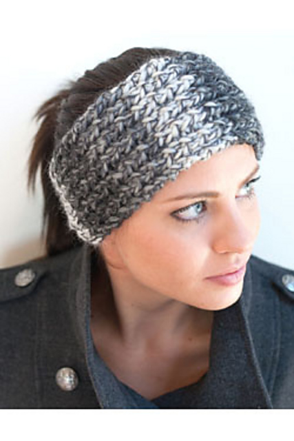 Ravelry: F553 Essex Buttoned Headband pattern by Plymouth Yarn Design Studio