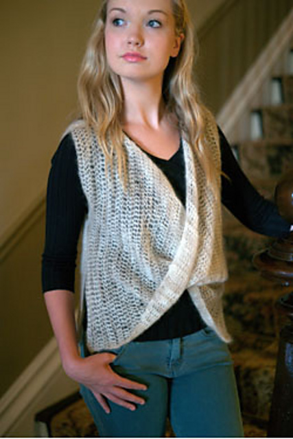 Ravelry: 2795 Crochet Moebius-Look Vest pattern by Jana Greer