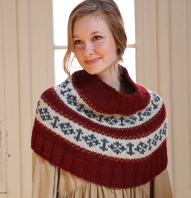 Ravelry: 108 Fairisle Cowl pattern by Plymouth Yarn Design Studio
