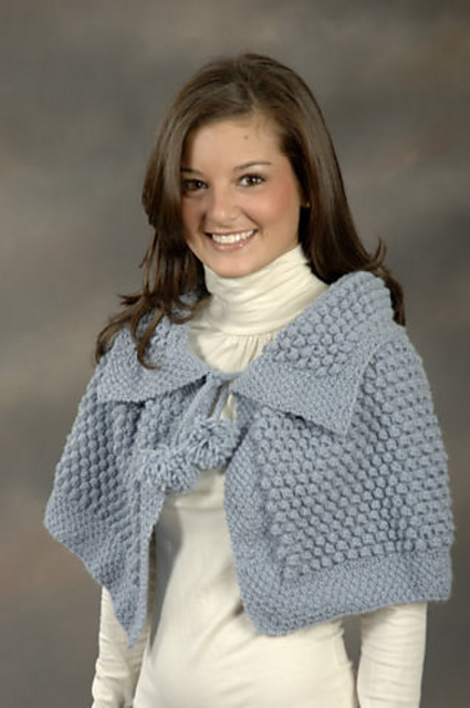 Ravelry: Capelet pattern by Plymouth Yarn Design Studio