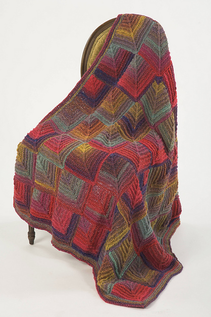 Ravelry: 1063 Mitered Square Afghan pattern by Plymouth Yarn Design Studio