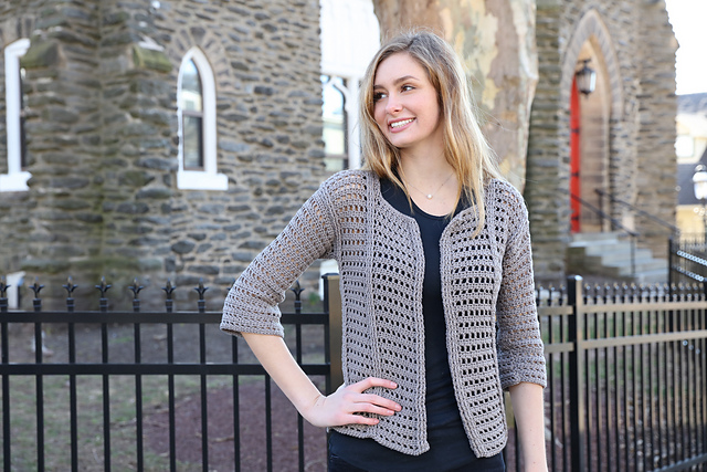 Ravelry: 3317 Cardi pattern by Plymouth Yarn Design Studio