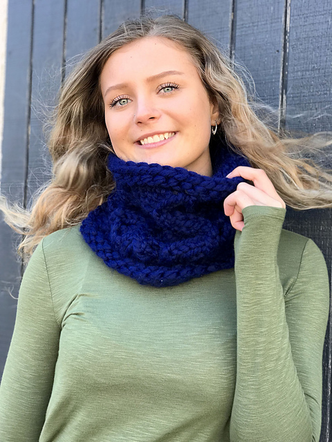 Ravelry: F923 Eyelet Cowl pattern by Plymouth Yarn Design Studio