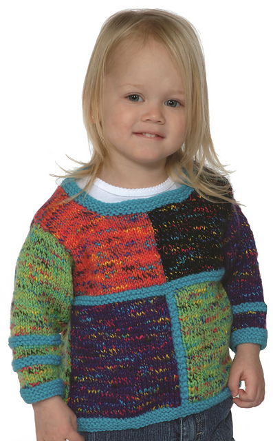 Ravelry: P519 Child's Colorblock Pullover pattern by Plymouth Yarn ...