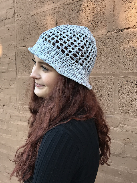 Ravelry: F953 Mesh Hat pattern by Plymouth Yarn Design Studio