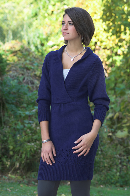 Ravelry: Ladies Cowl Neck Dress pattern by Vanessa Ewing