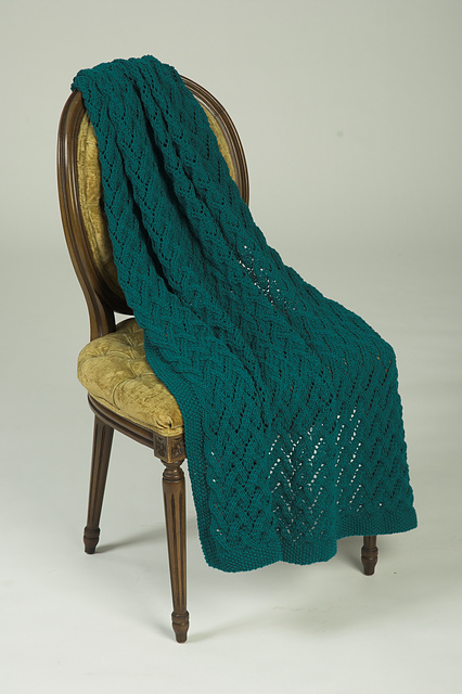 Ravelry: Lattice Throw pattern by Plymouth Yarn Design Studio