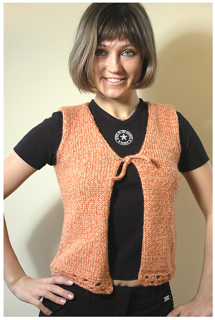 Ravelry: Open Vest pattern by Plymouth Yarn Design Studio