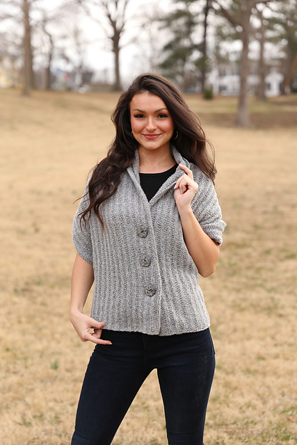 Ravelry: F966 Three Button Wrap pattern by Plymouth Yarn Design Studio