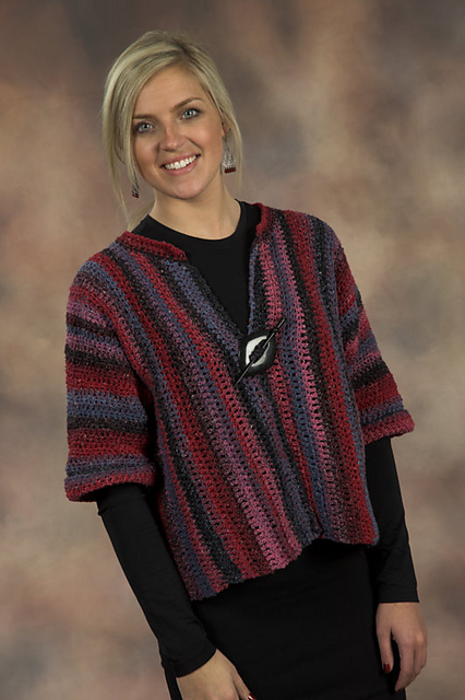 Ravelry: 2300 Side to Side Jacket pattern by Plymouth Yarn Design Studio