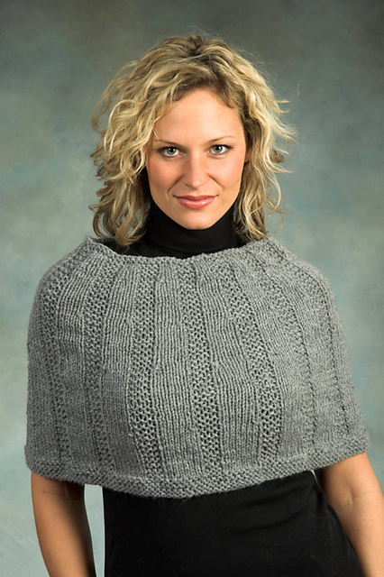 Ravelry: Capelet pattern by Plymouth Yarn Design Studio