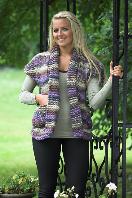 Ravelry: Woman’s Drop Shoulder Vest pattern by Vanessa Ewing
