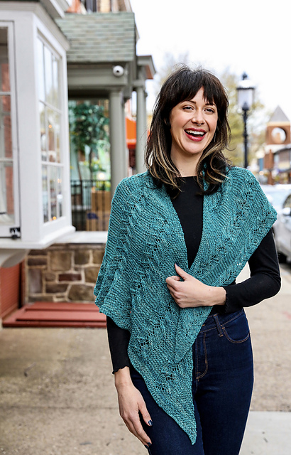 Ravelry: 3387 Woman’s Shawl pattern by Plymouth Yarn Design Studio