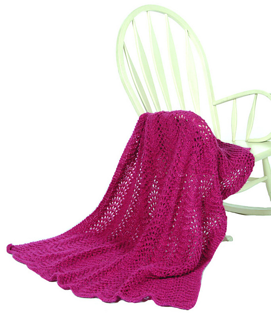 Ravelry: Feather & Fan Afghan pattern by JoAnne Turcotte