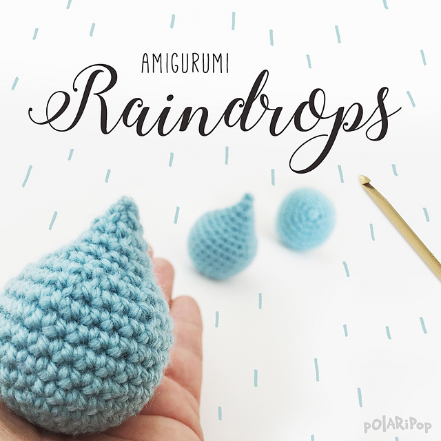 Ravelry: Amigurumi Raindrops pattern by Eva Polaripop
