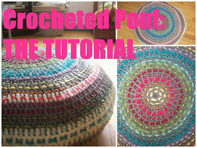 Ravelry: Crocheted Pouf pattern by Judith in Zuid-Holland, Netherlands