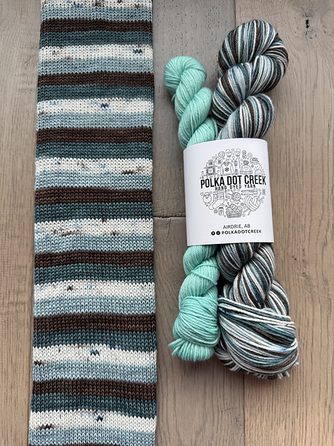 Ravelry: Polka Dot Creek Self Striping Sock