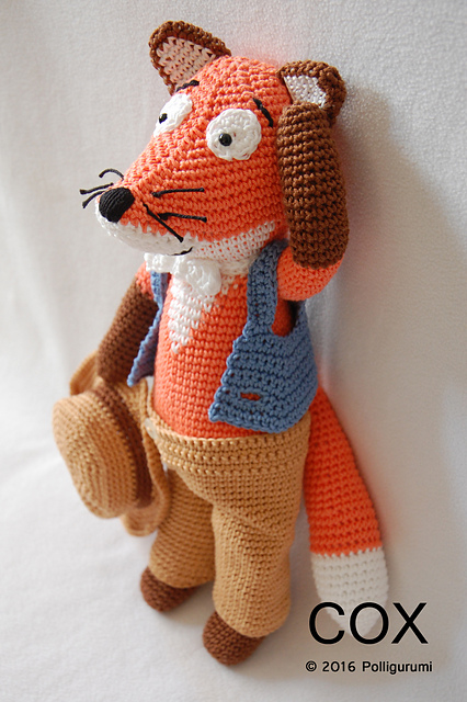 Ravelry: Cox the Fox Amigurumi pattern by Polixéna Pertl