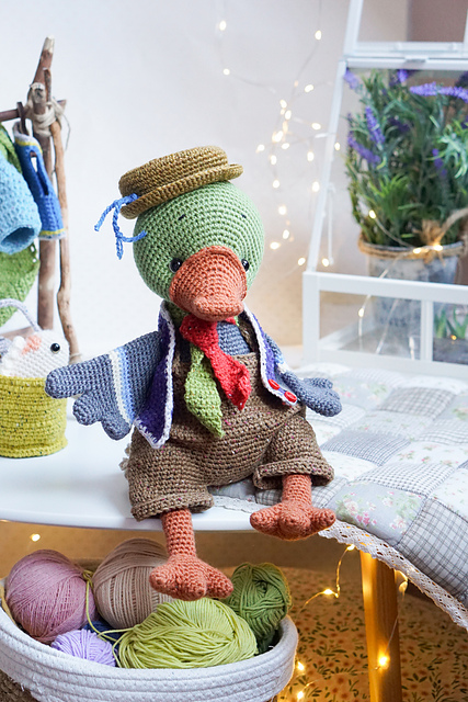 Ravelry: Duke Dapperquil the Duck pattern by Maria Ermolova
