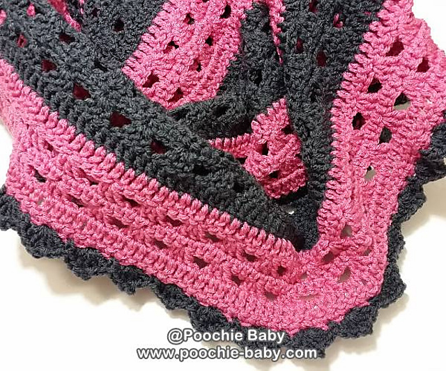 Ravelry: Two Skein Crochet Receiving Blanket pattern by Michele Gaylor