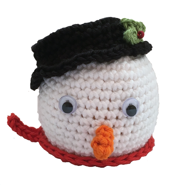 Ravelry: Snowman Chocolate Orange Cover pattern by Poplar Gifts