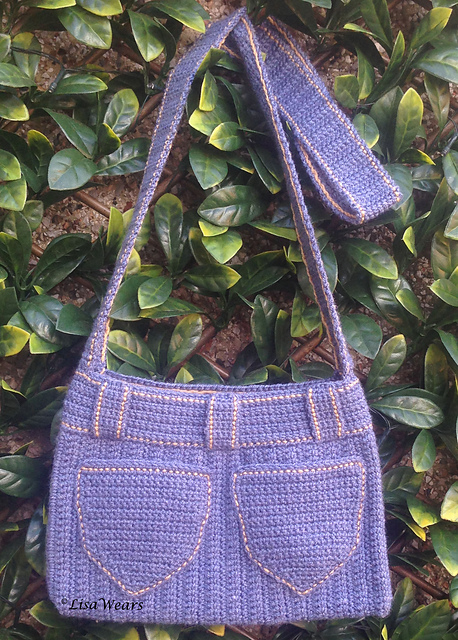 Ravelry: Double Denim Bag / Purse pattern by Lisa Wears