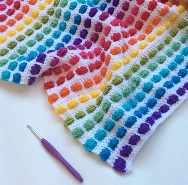 Ravelry: Painted Pebbles Blanket pattern by Caroline Warren