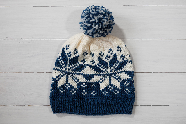 Ravelry: Snowflake Hat pattern by Andrea Wong